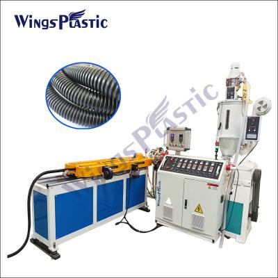 Chine Chaîne de production en plastique de tuyau de PVC du PE pp chaîne de production ondulée à mur unique en plastique de tuyau de SWC à vendre