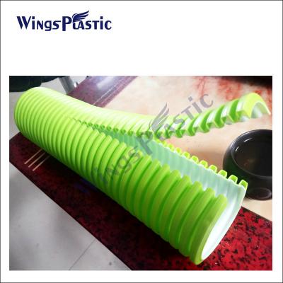 Chine La ligne ridée mur d'extrusion de tuyau de double de HDPE a ridé la machine de tuyau à vendre