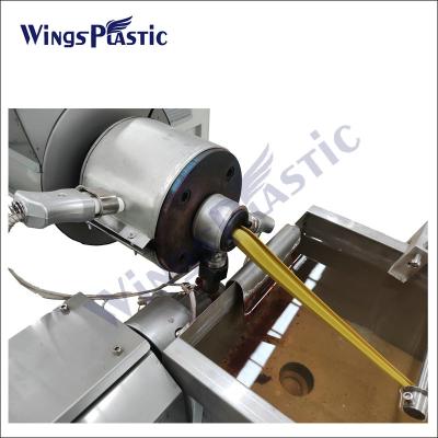 Chine Ligne d'extrusion de tuyau de tuyau en plastique à double double couleur EVA LLDPE à vide en spirale à vendre