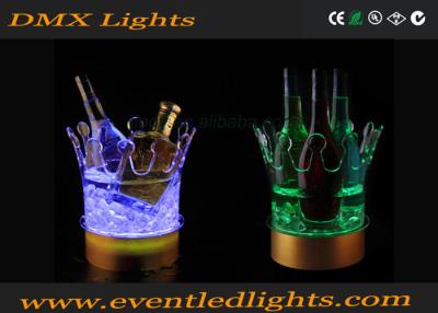 Cina Secchiello del ghiaccio principale ricaricabile di RGB con l'acrilico di Tranparent per Antivari in vendita