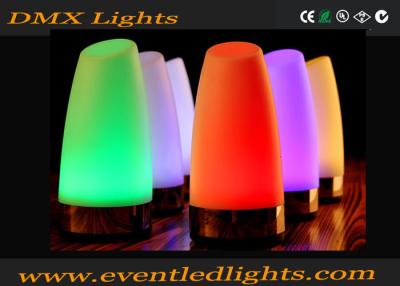 Cina Il RGB colora la lampada da tavolo principale senza cordone cambiante con la batteria al litio per nozze in vendita