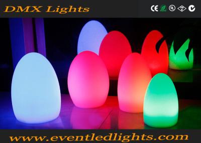 China A forma iluminada do ovo conduziu candeeiros de mesa do restaurante para abastecer à venda