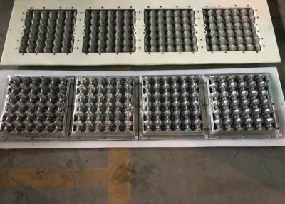 China Huevo blanco plateado Tray Mould 4 del molde de aluminio de la pulpa por 8 en venta