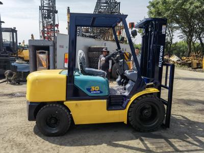 중국 1200mm 포크 길이 코마쓰 FD30-14 3TON 레스토랑 중고용 포크리프트 2단계 3단계 판매용