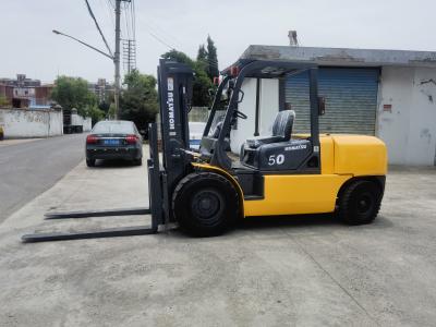 Κίνα 1200mm πλάτος πιρούνι χειροκίνητη πηγή ενέργειας χρησιμοποιημένο Komatsu FD50 5 τόνων φορτηγό σε καλή κατάσταση προς πώληση