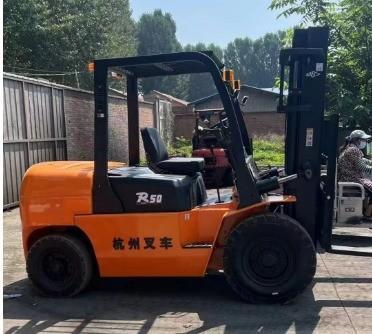 중국 헝차 R100 R30 디젤 포크크리프트 5000kg 가구 가게의 창고 운영 판매용