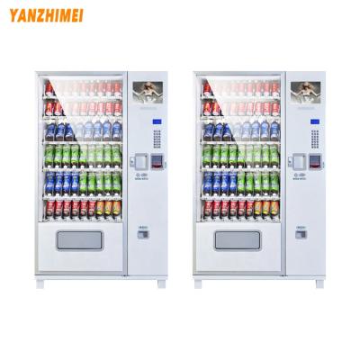 중국 OEM/ODM hotel subway station shopping mall 24 hours self-service store drinks and snacks combo vending machine with CE for sale 판매용