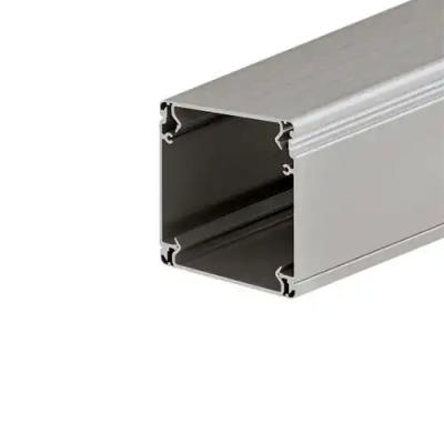 China 90*90 Mm T Slot Profile Aluminum Trunking For Power Cords Cable Pneumatic Tube for sale
