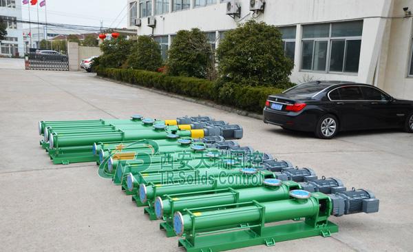 Os sólidos de HDD controlam a bomba de parafuso