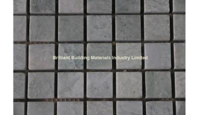 China China Crystal Green Marble Mosaic Tile 2.5*2.5cm for sale