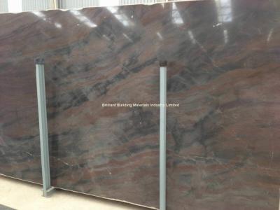 China Luxury Elegant Brown Granite Slab for sale