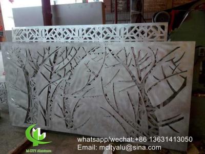 China De laser van het boomaluminium sneed het blad van het het schermpaneel voor paneel van het omheinings het decoratie geperforeerde scherm Te koop