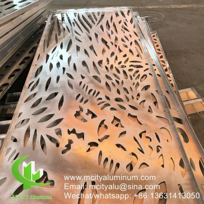 Cina l'alluminio del taglio del laser di 3mm riveste la polvere di pannelli esteriore del rivestimento murale della Camera ricoperta in vendita