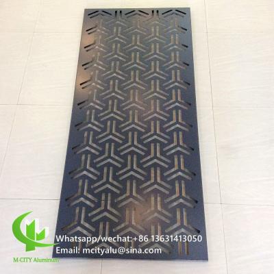 Cina rivestimento della parete dello strato dell'alluminio di 600x1200mm, decorazione di alluminio perforata della parete del pannello di rivestimento in vendita
