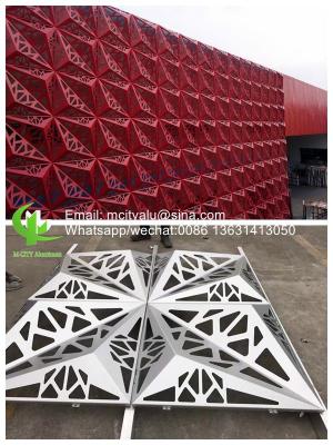 Cina 1.5 - rivestimento murale esteriore perforato del fondamento della lamiera sottile del quadrato di 10mm in vendita