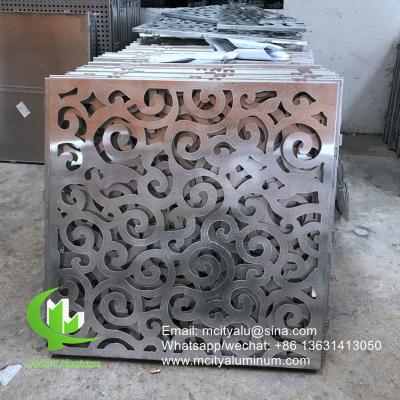 Cina Il pannello di alluminio su ordinazione perforato, alluminio isolato riveste il rivestimento di pannelli della Camera del metallo in vendita