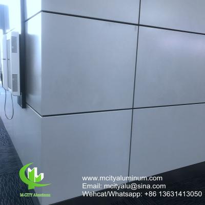 Cina Pannelli di alluminio della facciata di PVDF, facciata solida di alluminio della costruzione del pannello del metallo decorata in vendita