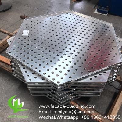 Cina Pannelli di alluminio perforati della facciata, lamiera sottile di alluminio perforata decorativa in vendita