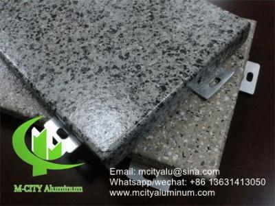 Cina Pannello di rivestimento di alluminio solido del pannello di colore di pietra per la parete di costruzione in vendita