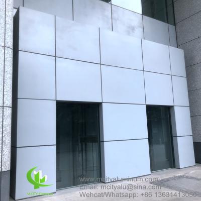 Cina rivestimento di alluminio 3mm della facciata della parete divisoria del fluorocarburo di 3003 pannelli del metallo in vendita