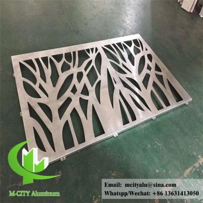Cina Maglia di alluminio perforata rivestita della polvere di taglio di CNC per il rivestimento della facciata della parete divisoria in vendita