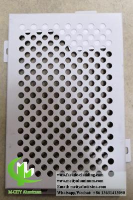 Cina Parete divisoria di alluminio ISO9000 del metallo di rivestimento del rivestimento perforato dei pannelli PVDF approvata in vendita