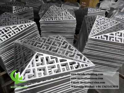 Cina strato di alluminio del pannello di progettazione 3D per il pannello di alluminio solido 1000x2000mm della facciata in vendita