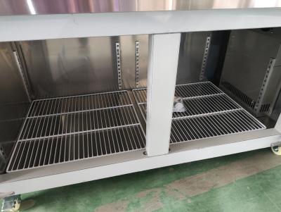 Cina Frigorifero Sottobanco per Ristorante Commerciale con Piano di Lavoro e Porta a Vetro in vendita