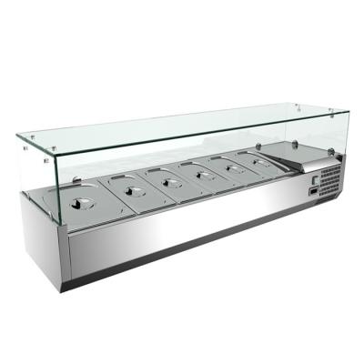Chine 201 congélateur de réfrigérateur de dessus de Tableau de solides solubles 120W pour la salade à vendre