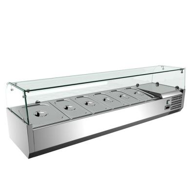Chine 201 congélateur de réfrigérateur de dessus de Tableau de solides solubles 120W pour la salade à vendre