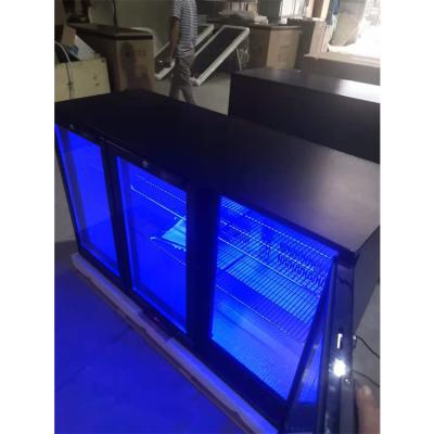 Κίνα Ψυγείο φραγμών R134a 330L Undercounter με το μαύρο χρώμα 3 πορτών προς πώληση