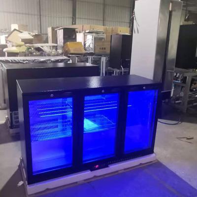 Κίνα Ψυγείο φραγμών R134a 330L Undercounter με το μαύρο χρώμα 3 πορτών προς πώληση