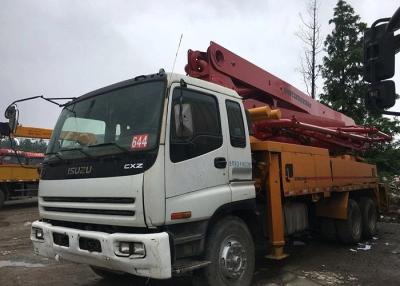 Κίνα Putzmeister 46m χρησιμοποιημένο αρχικό χρώμα πλαισίων φορτηγών ISUZU συγκεκριμένων αντλιών προς πώληση