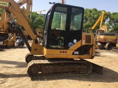 중국 초침 5.5km/H CAT 306D 6t 소형 크롤러 굴착기 판매용