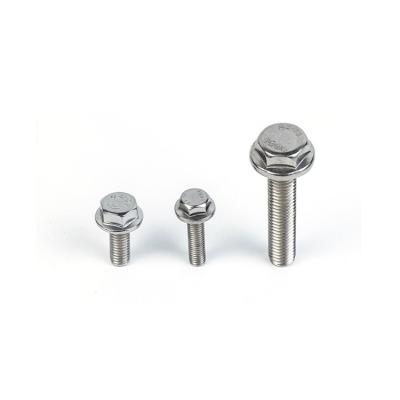 Κίνα Πλήρης κλωστή από ανοξείδωτο χάλυβα Hex Flange Bolt M3 M4 M5 M6 DIN934 933 με απλή τελική κατασκευή προς πώληση