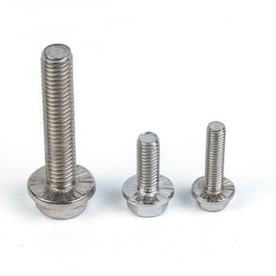 Κίνα Πλήρης κλωστή από ανοξείδωτο χάλυβα Hex Flange Bolt M3 M4 M5 M6 DIN934 933 με απλή τελική κατασκευή προς πώληση