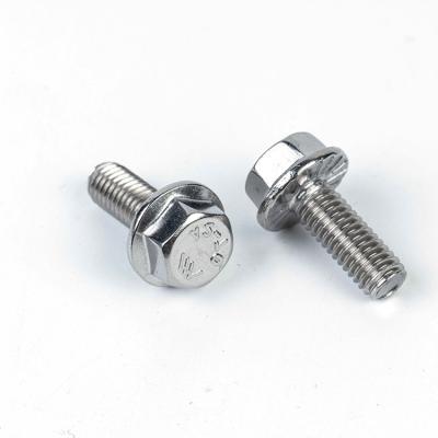 Κίνα Πλήρης κλωστή από ανοξείδωτο χάλυβα Hex Flange Bolt M3 M4 M5 M6 DIN934 933 με απλή τελική κατασκευή προς πώληση