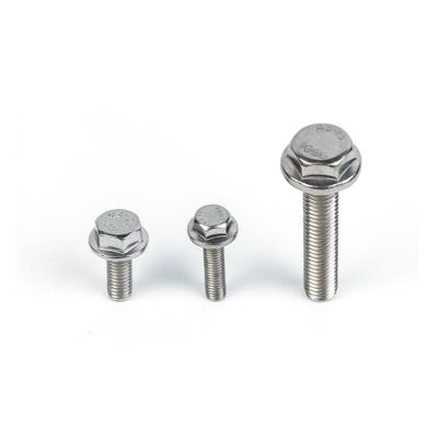 Κίνα Προσαρμοσμένο 304 316 A2 A4 Hex Flange Titanium Machine Thread Bolt για ανοξείδωτο χάλυβα προς πώληση