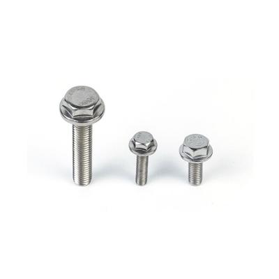 Κίνα Προσαρμοσμένο 304 316 A2 A4 Hex Flange Titanium Machine Thread Bolt για ανοξείδωτο χάλυβα προς πώληση