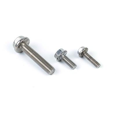 Κίνα Προσαρμοσμένο 304 316 A2 A4 Hex Flange Titanium Machine Thread Bolt για ανοξείδωτο χάλυβα προς πώληση