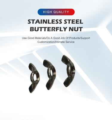 중국 다른 측정 시스템 탄소 강철 진크 접착 Butterfly Nut Wing Nut 판매용