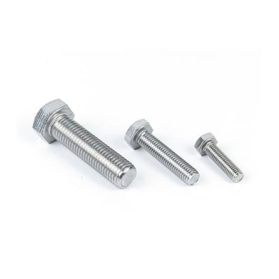 Κίνα GB Standard Hex Head Bolts από ανοξείδωτο χάλυβα με πλήρη νήμα Κατηγορία 8,8 χάλυβα άνθρακα προς πώληση