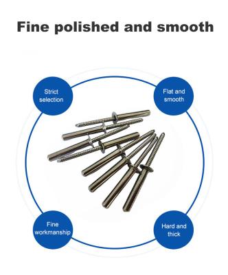 Κίνα 3.2mm/4.0mm/4.8mm/6.4mm Ατσάλι Αντιβυθισμένο Κουφτό Νίτσετ με φωτεινό φινίρισμα προς πώληση