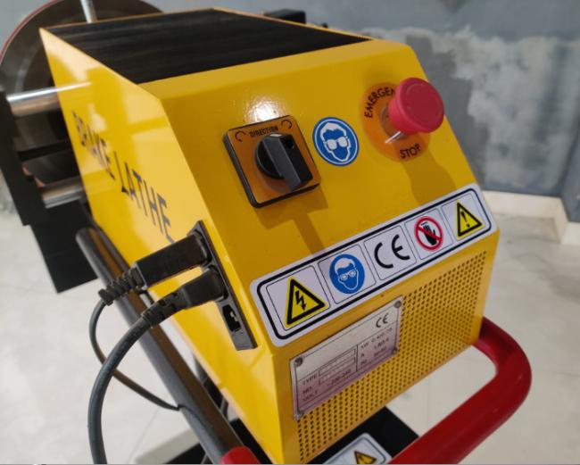 T2009 Brake Disc Resurfacing Machine side view