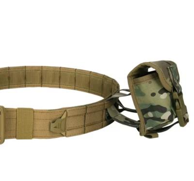Chine Equipo Tactico sac à molette réglable 6 pièces ensemble de polyester camouflage ceinture tactique avec sacs magnétiques à vendre