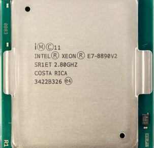 China 8 GT/s QPI E7 8890 v2 cpu Intel Xeon E7 8800 v2 Reeksen 37.5M 2.80 GHz Te koop