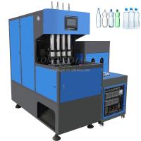 Design 4 Cavity Semi Automatic PET Bottle Blower for 500ML Small Plastic Bottle