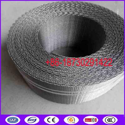 China SS 304 Automatic reverse dutch mesh belt filter for stretch film machine for sale