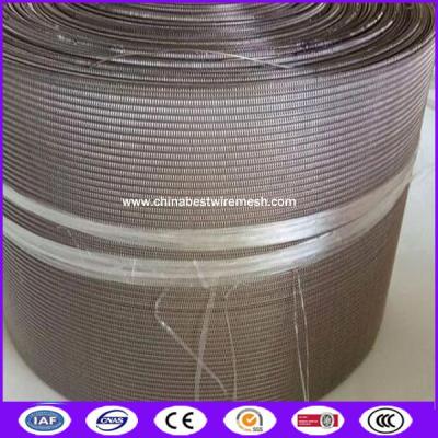 China Cambiador plástico continuo automático de la pantalla de la protuberancia de Meshfor del filtro de pantalla de la correa de la ANCHURA de SS302 el 127MM en venta