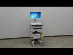 첨단 의료 PC 카트 다중 드라워 조절 수 있는 높이의 포인트